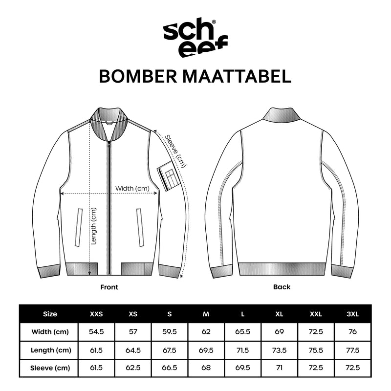 Scheef Bomber “Scheefisticated” Black – SCHEEF.nl